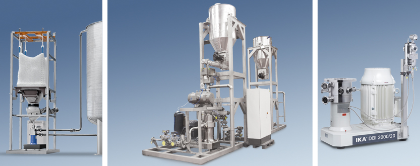IKA Solid-liquid mixers powder
